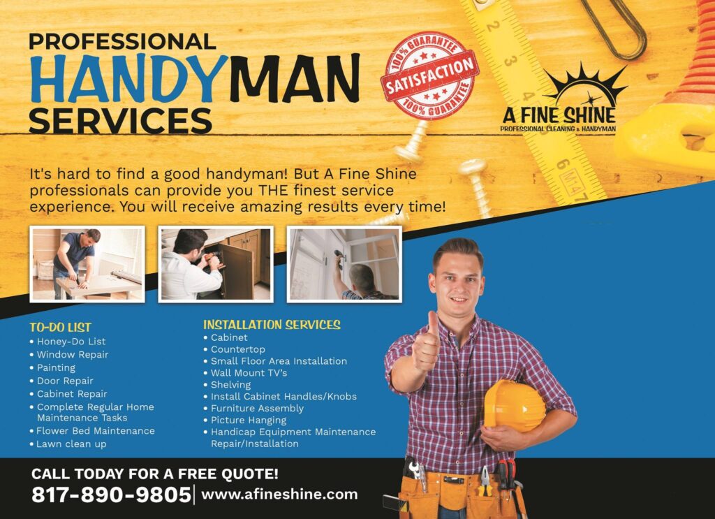 Handyman Services - A Fine Shine