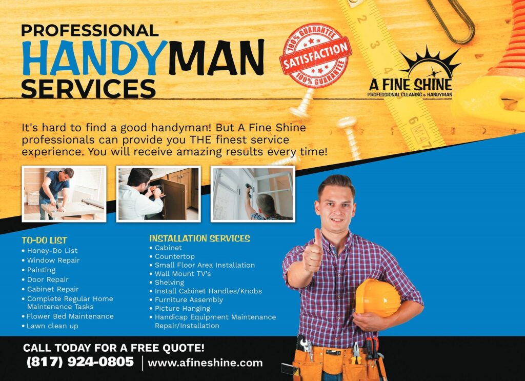 Handyman Services - A Fine Shine